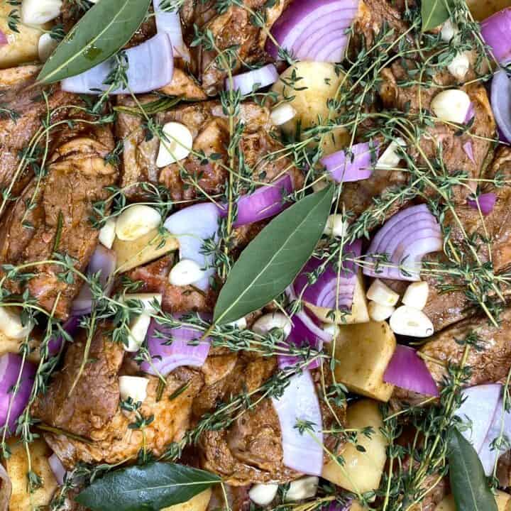 Lamb Kleftiko (Slow cooked Greek Lamb in Parchment) - Nikolopaa