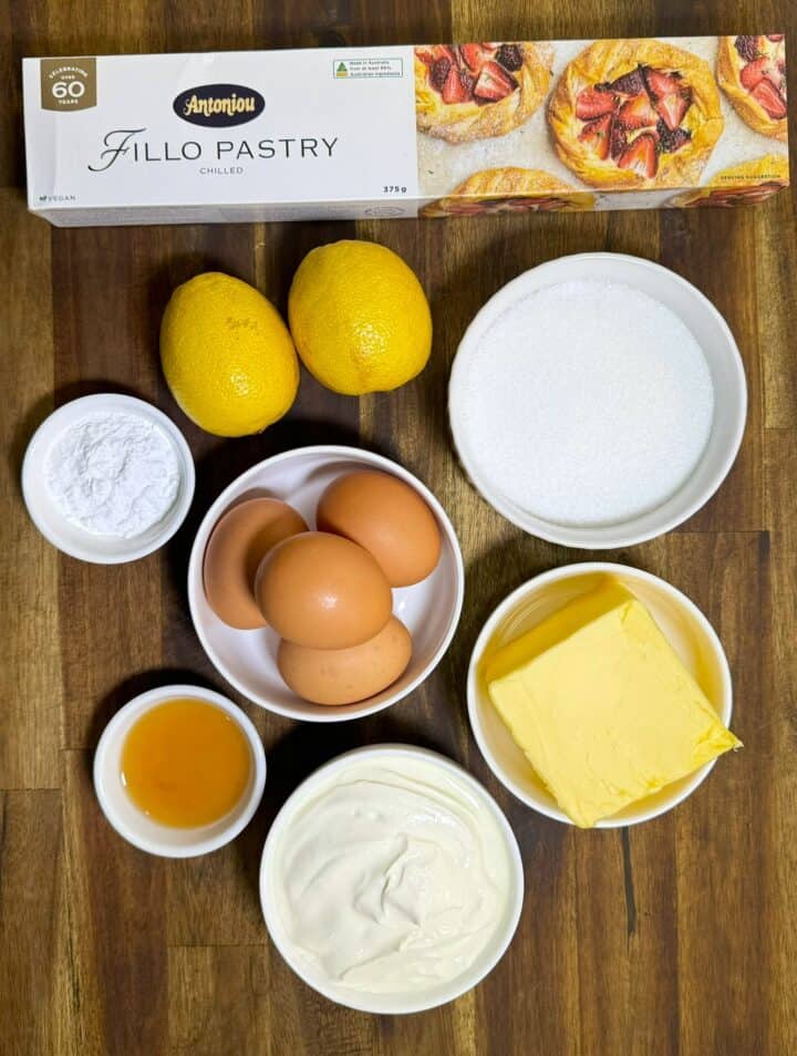 Lemonopita Recipe (Greek Lemon Cake With Syrup) - Nikolopaa