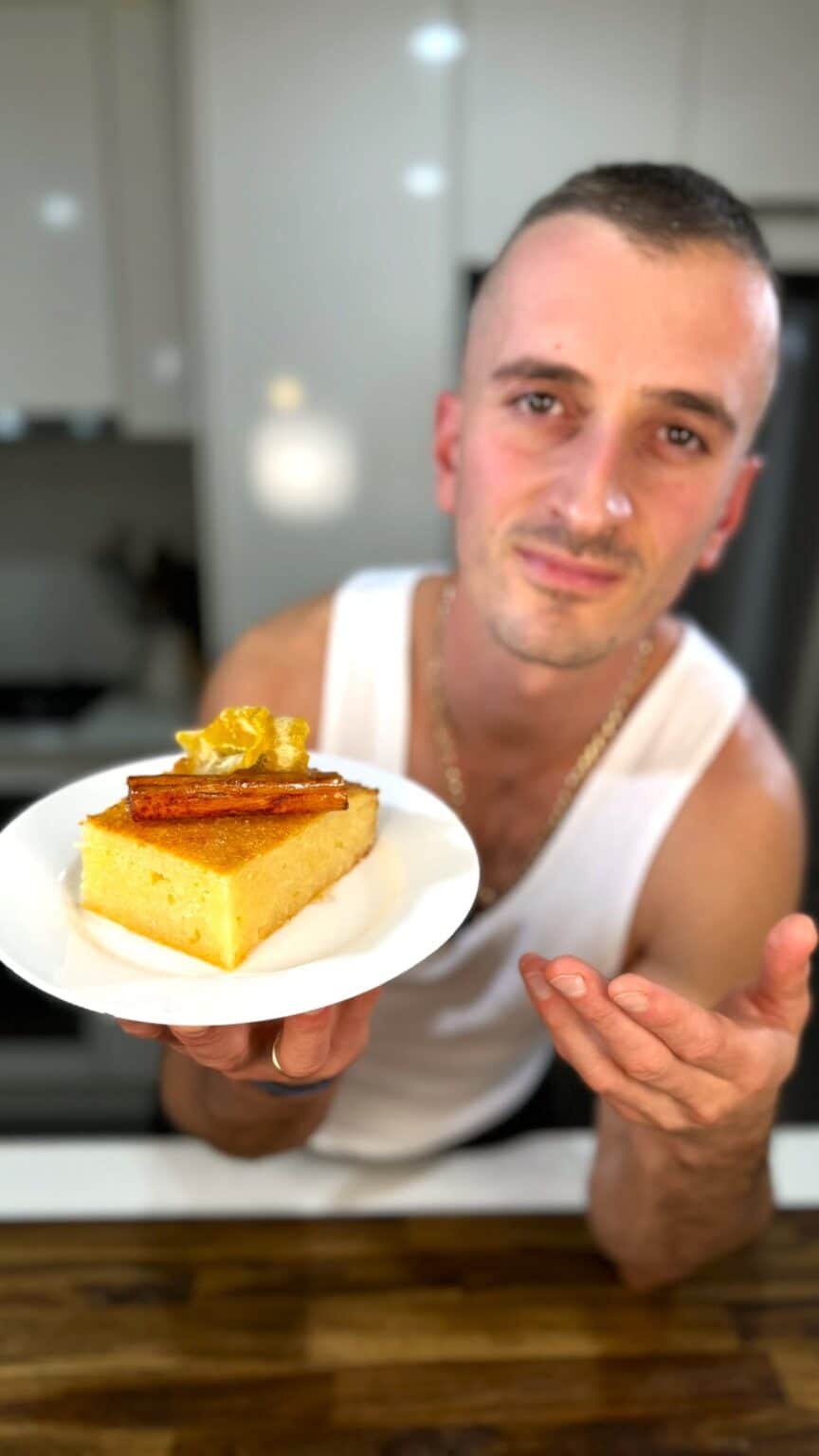 Lemonopita Recipe (Greek Lemon Cake With Syrup) - Nikolopaa