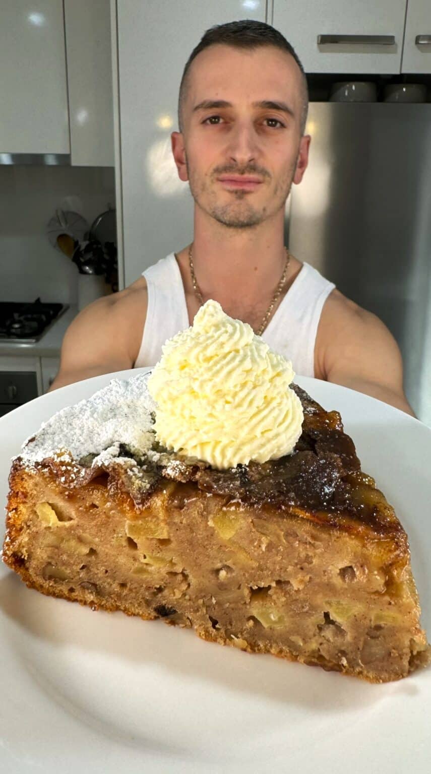 Milopita Recipe (Greek Apple Cake) - Nikolopaa