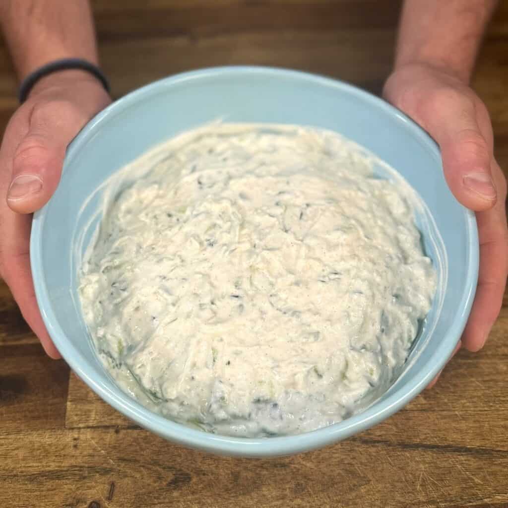 Authentic Greek Tzatziki (Gyro Sauce Recipe) - Nikolopaa