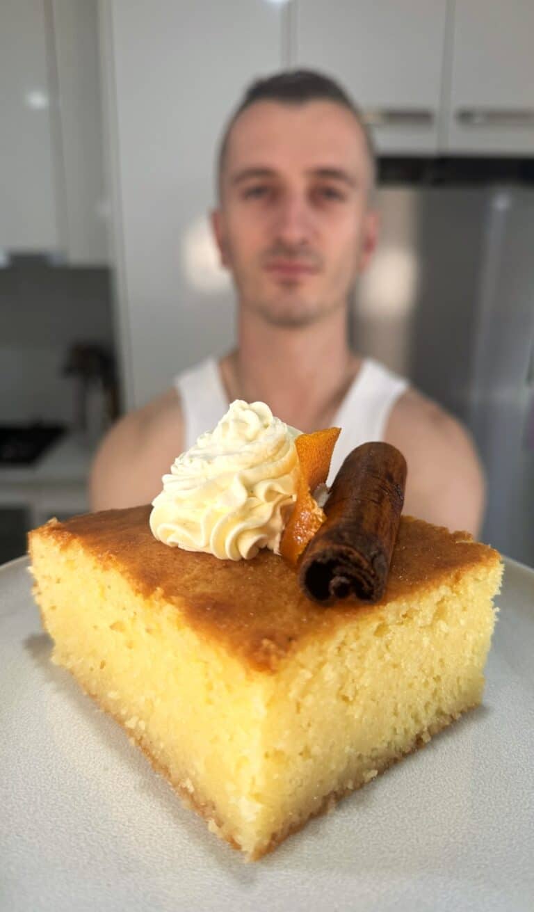 Ravani Recipe (Greek Semolina Cake) - Nikolopaa