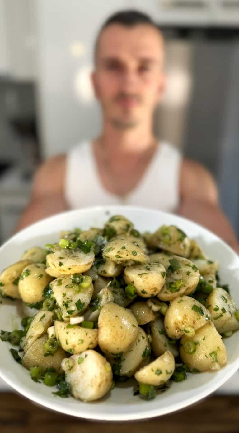 Cypriot Potato Salad Recipe (Patatosalata Cyprus style) - Nikolopaa