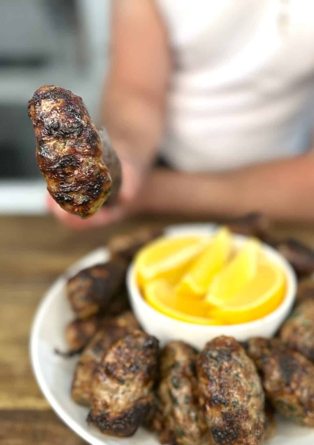 Sheftalia Recipe (Traditional Cypriot Pork Sausages) - Nikolopaa