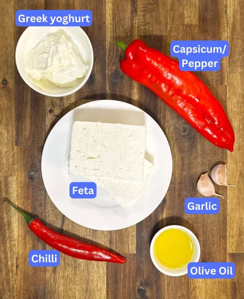 Tirokafteri Recipe (Greek Spicy Feta Cheese Dip) - Nikolopaa