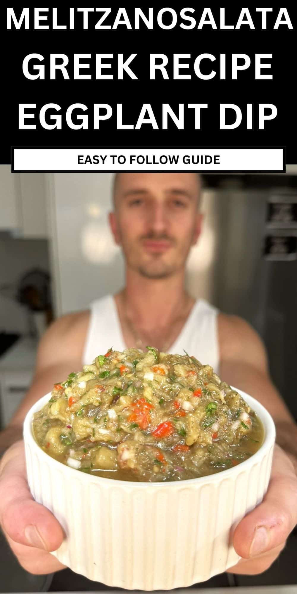 Melitzanosalata Recipe (Traditional Greek Eggplant Dip) - Nikolopaa