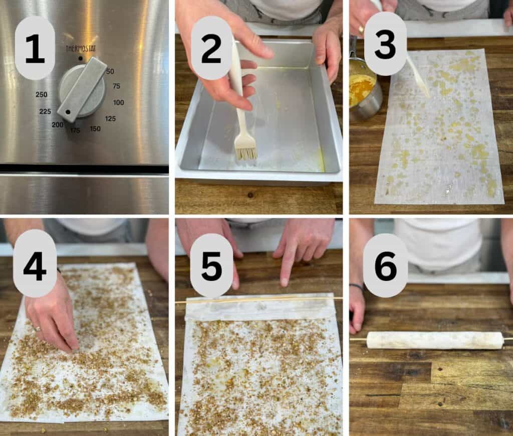 Baklava Rolls Recipe Easy (Homemade Greek Saragli) - Nikolopaa