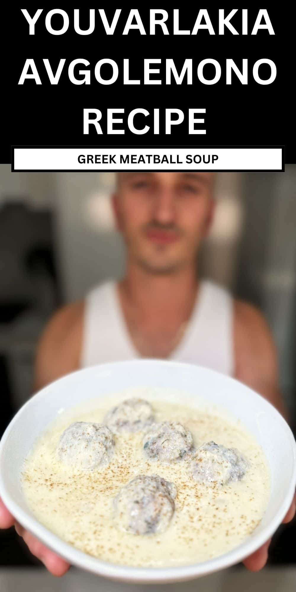 Youvarlakia Avgolemono Recipe (Greek Meatball Soup) - Nikolopaa