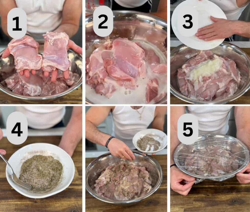Chicken Kontosouvli Beer Marinade Recipe (Greek Souvla) - Nikolopaa