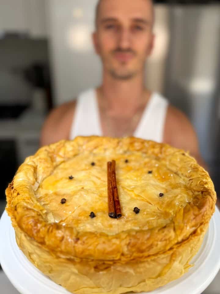 Lemonopita Recipe (Greek Lemon Cake With Syrup) - Nikolopaa