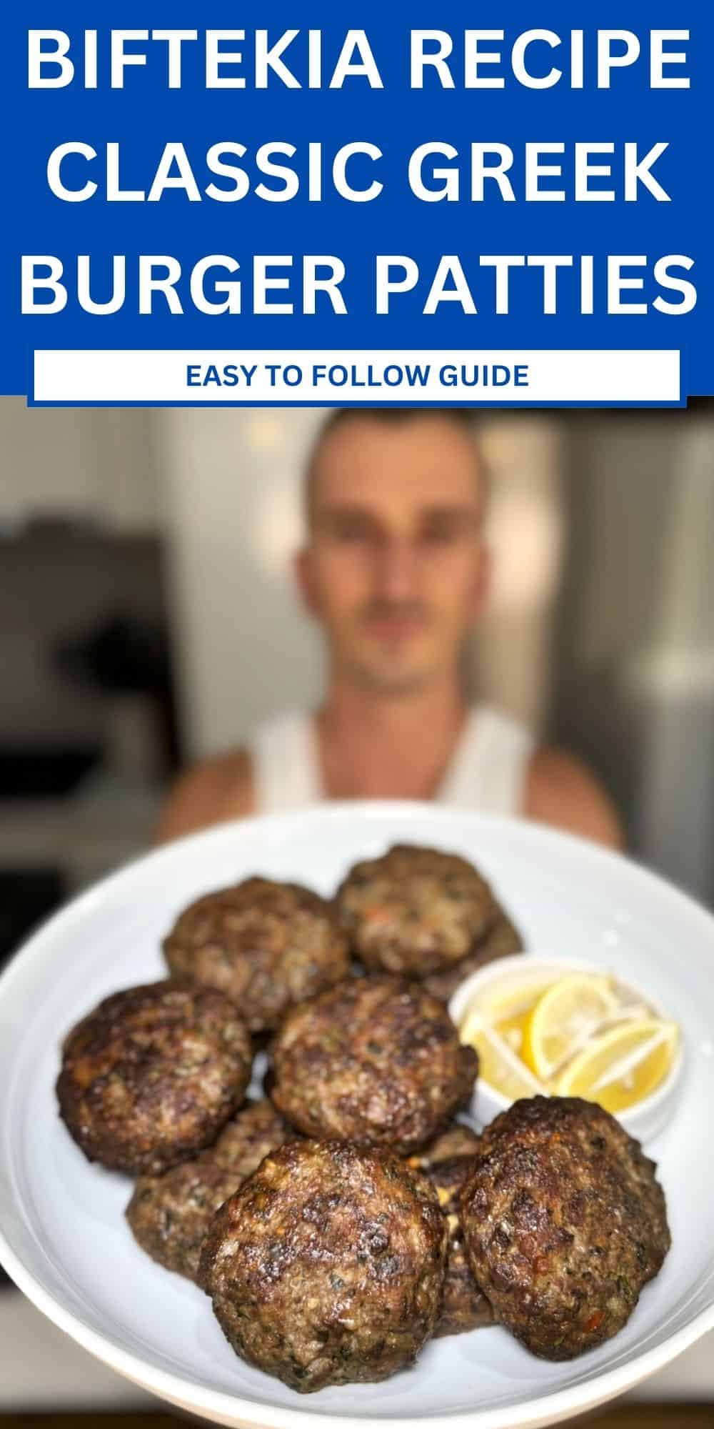 Biftekia Recipe (Classic Greek Burger Patties) - Nikolopaa