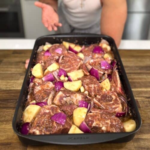 Lamb Tava Recipe (Cypriot Style Baked With Potatoes) - Nikolopaa