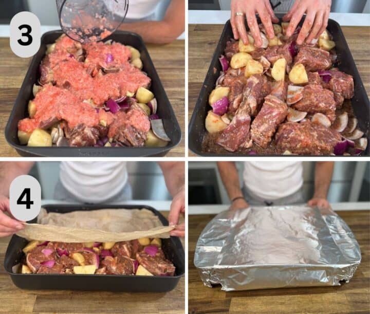 Lamb Tava Recipe (Cypriot Style Baked With Potatoes) - Nikolopaa