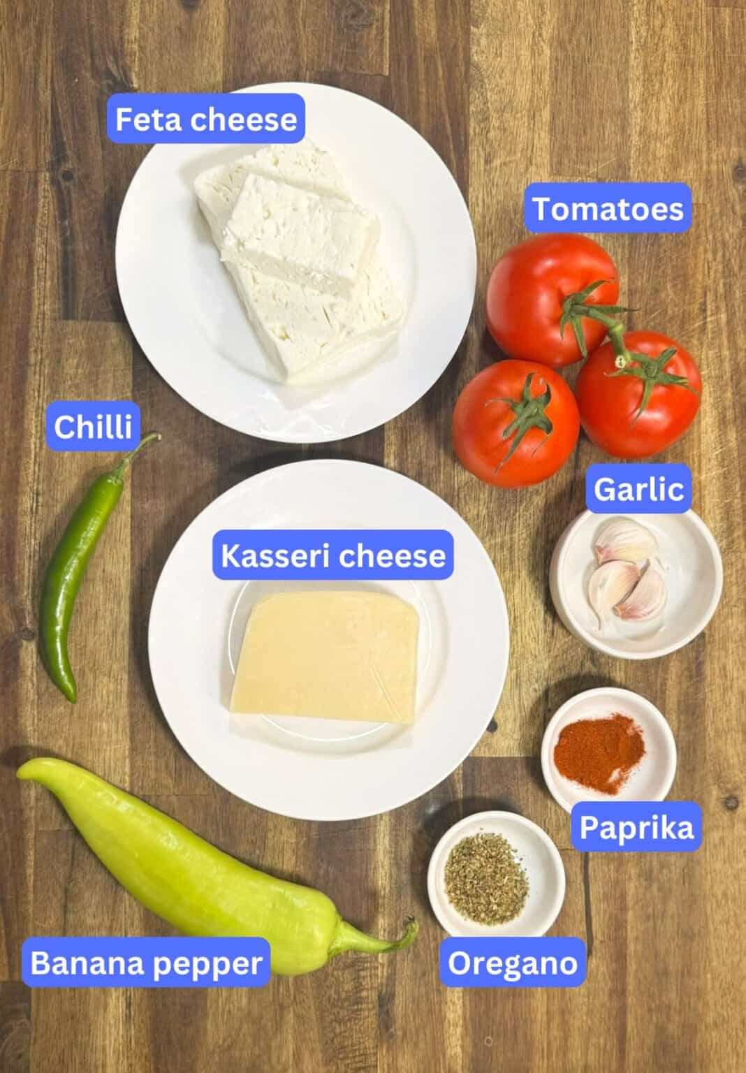 Bouyiourdi Recipe (Best Greek Baked Feta Dip) - Nikolopaa