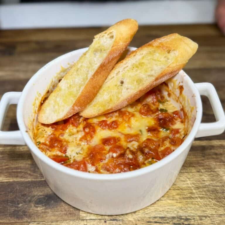 Bouyiourdi Recipe (Best Greek Baked Feta Dip) - Nikolopaa