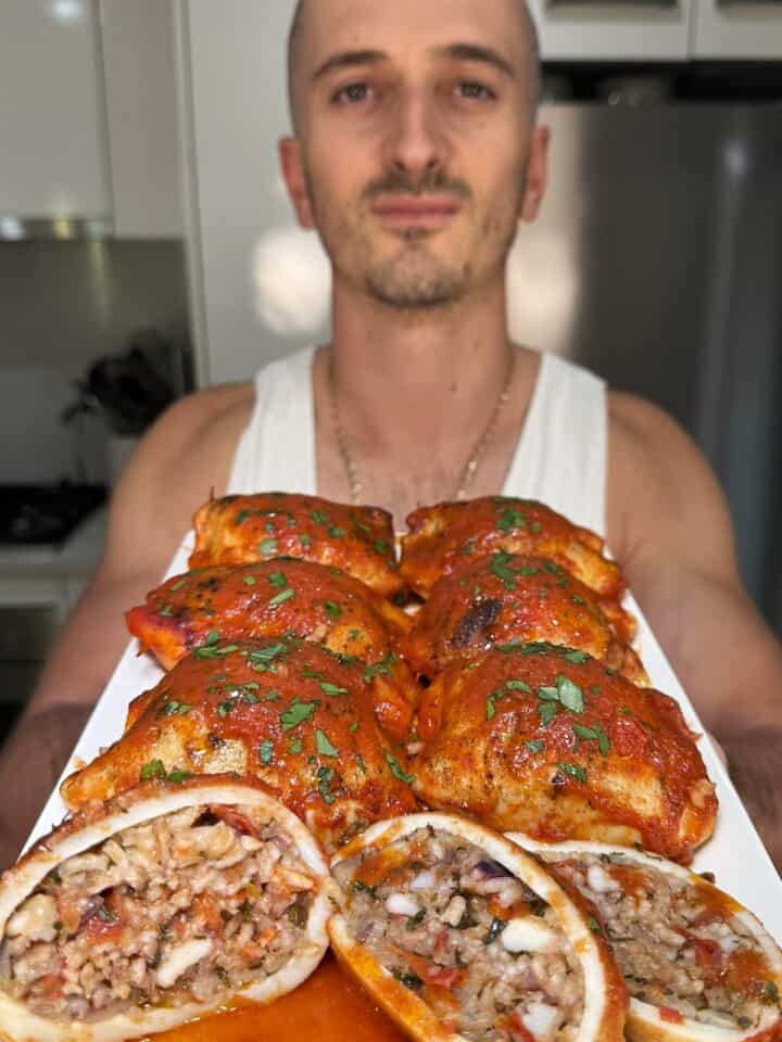 Papoutsakia Recipe (Greek Stuffed Eggplant) - Nikolopaa