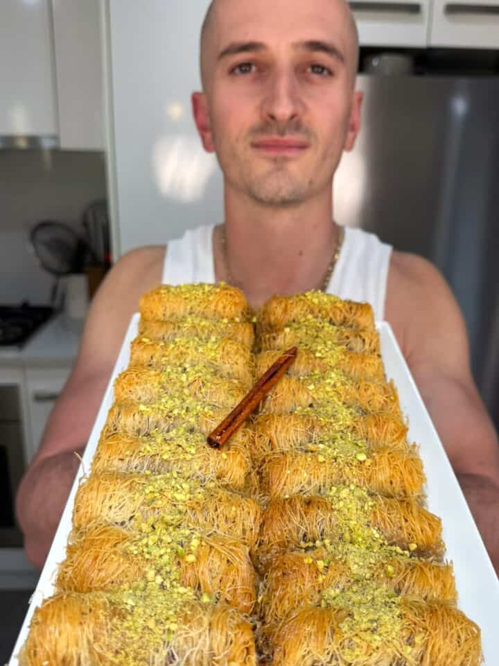 Greek Halva Recipe (Semolina Pudding Cake) - Nikolopaa